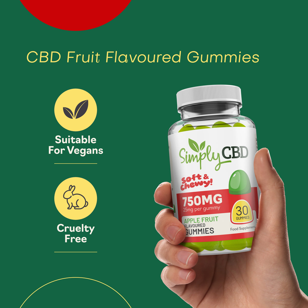 CBD Gummies - 25mg Per Gummy (750mg Total) – Simply CBD
